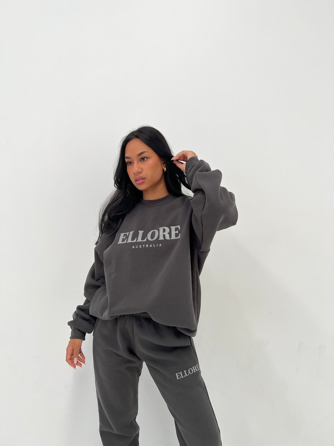 Charcoal Boxy Oversized Track – ELLORE