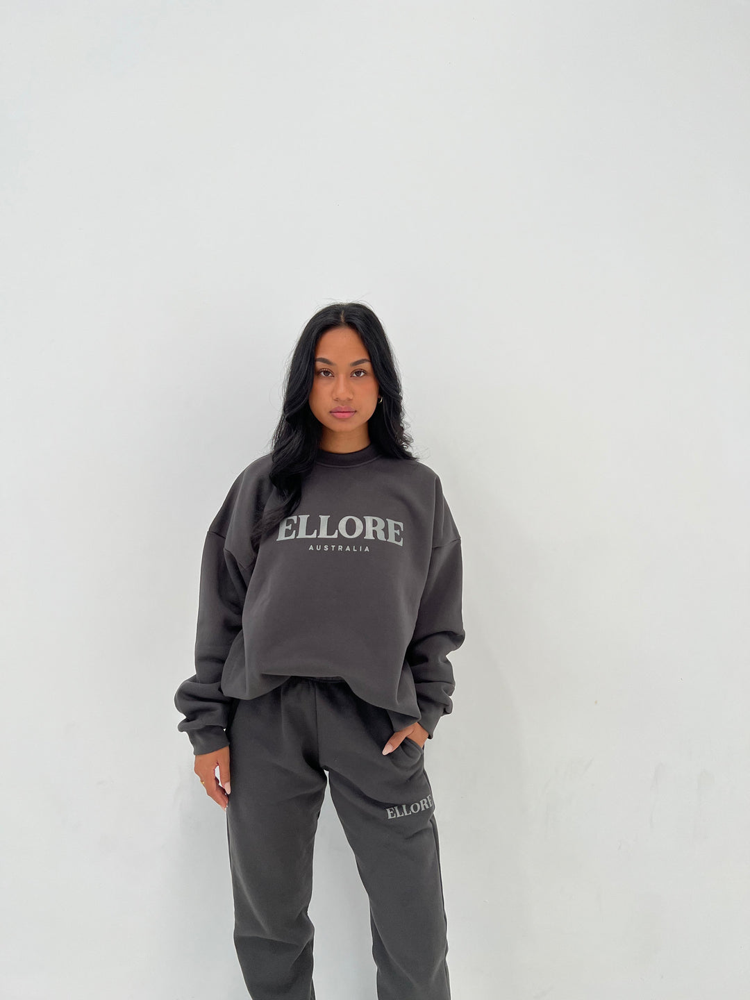 Charcoal Boxy Oversized Track – ELLORE