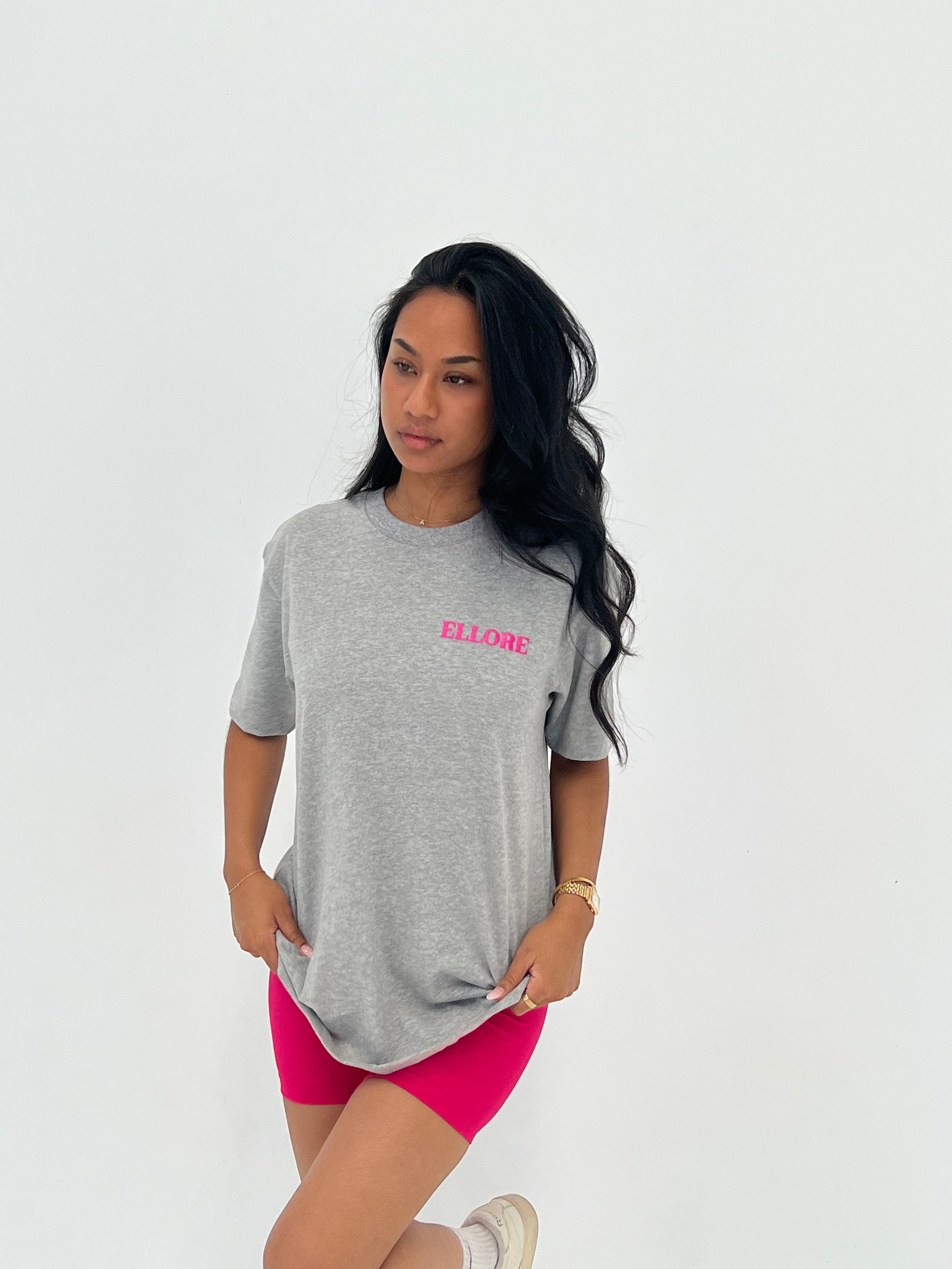 Grey Hot Pink T-Shirt – ELLORE